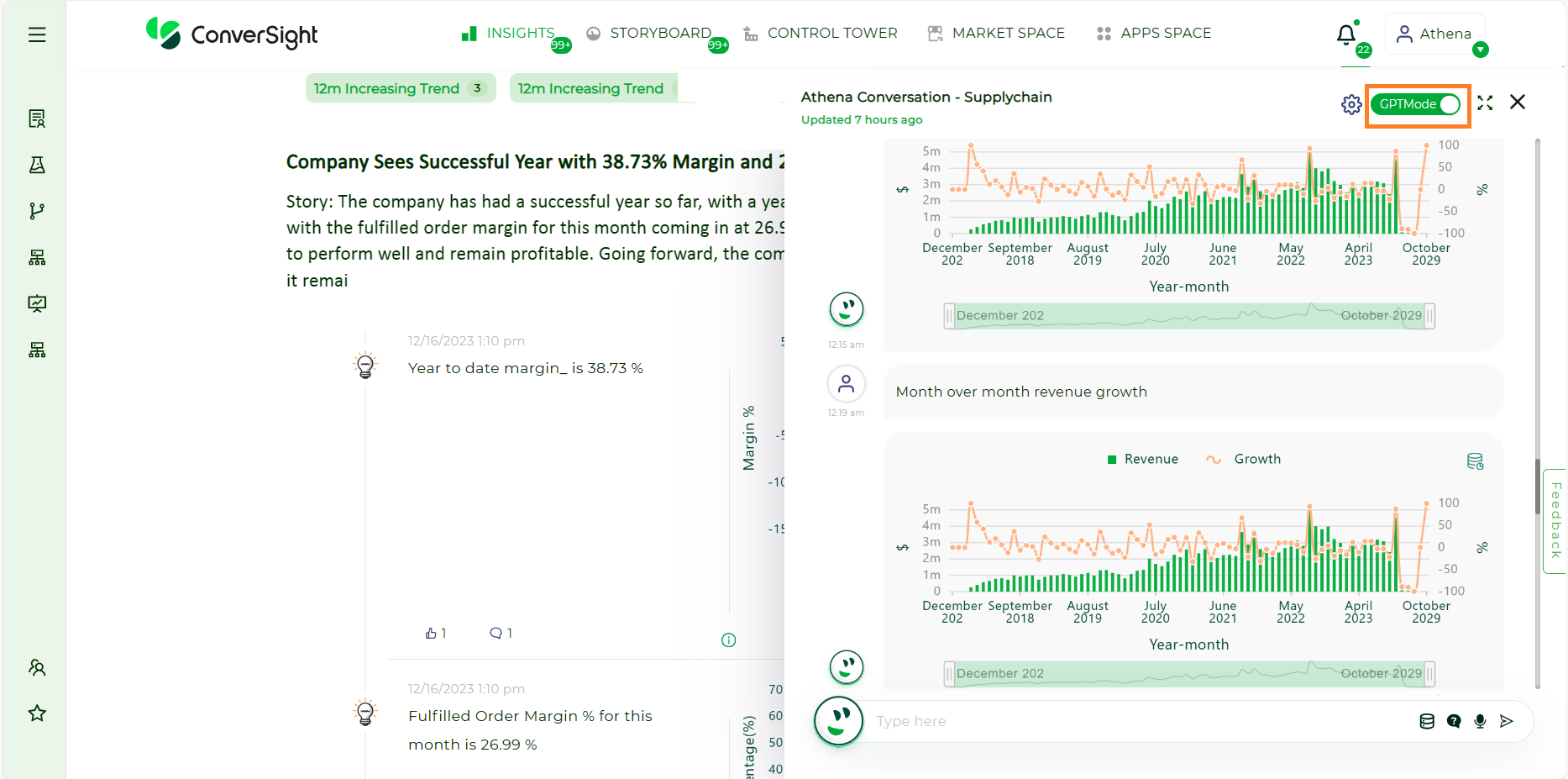 User Interaction - Athena — ConverSight Documentation