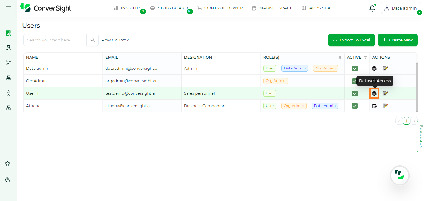 Data Governance — ConverSight Documentation