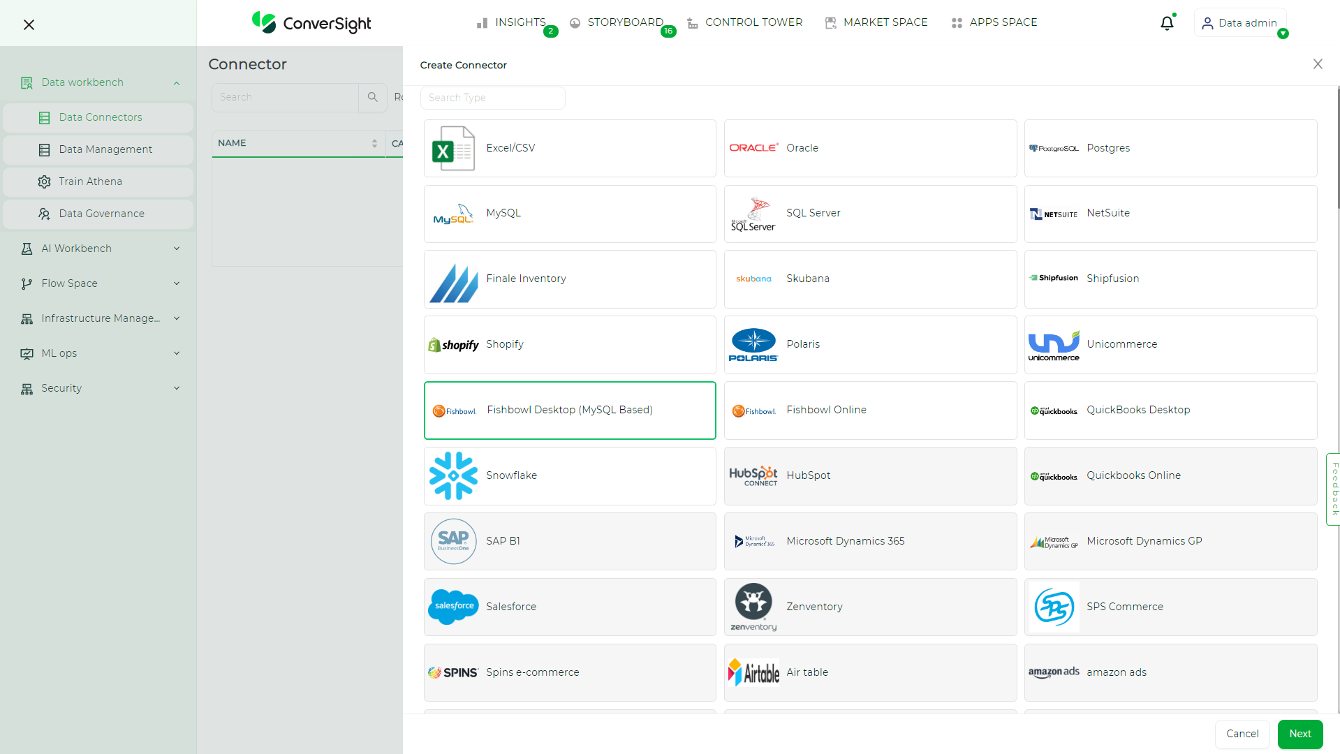 Importing Data — ConverSight Documentation