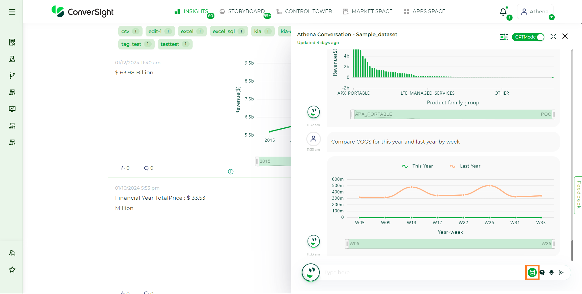 User Interaction - Athena — ConverSight Documentation