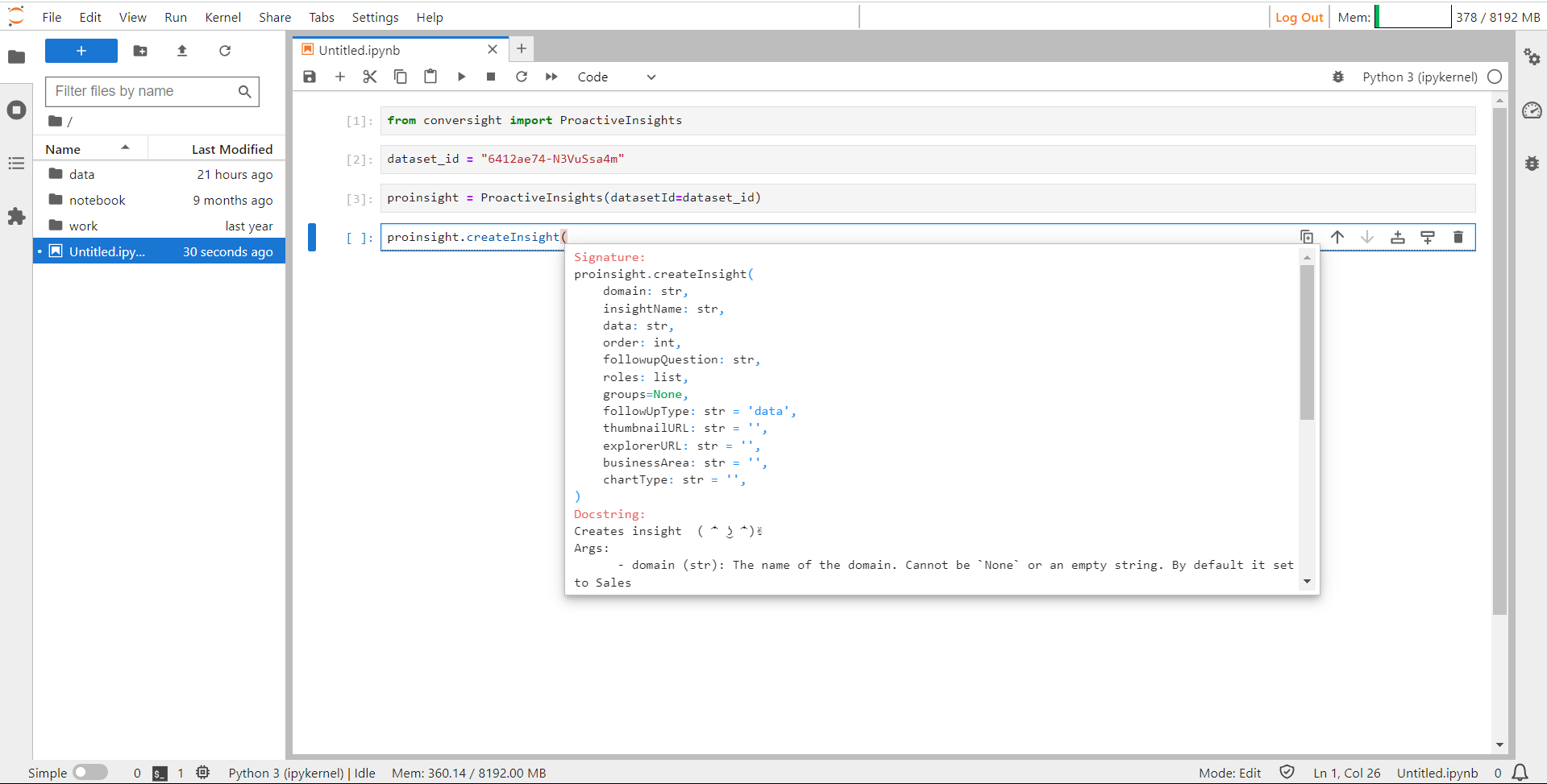 Smart Analytics — ConverSight Documentation