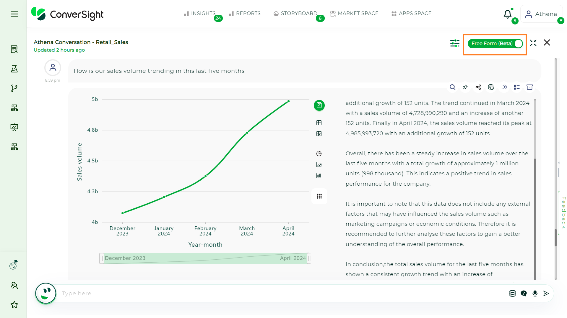 User Interaction - Athena — ConverSight Documentation